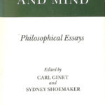 知識と心 哲学的エッセイ （英文） KNOWLEDGE AND MIND PHILOSOPHICAL ESSAYS ジュネット シューメーカー ...