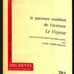 メビウスのエクリチュール（仏） le parcours moebien de l’ecriture Le Voyeur suivi de l ...