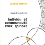 スピノザにおける個人と共同体（仏）Individu Et Communaute Chez Spinoza Alexandre Matheron ...
